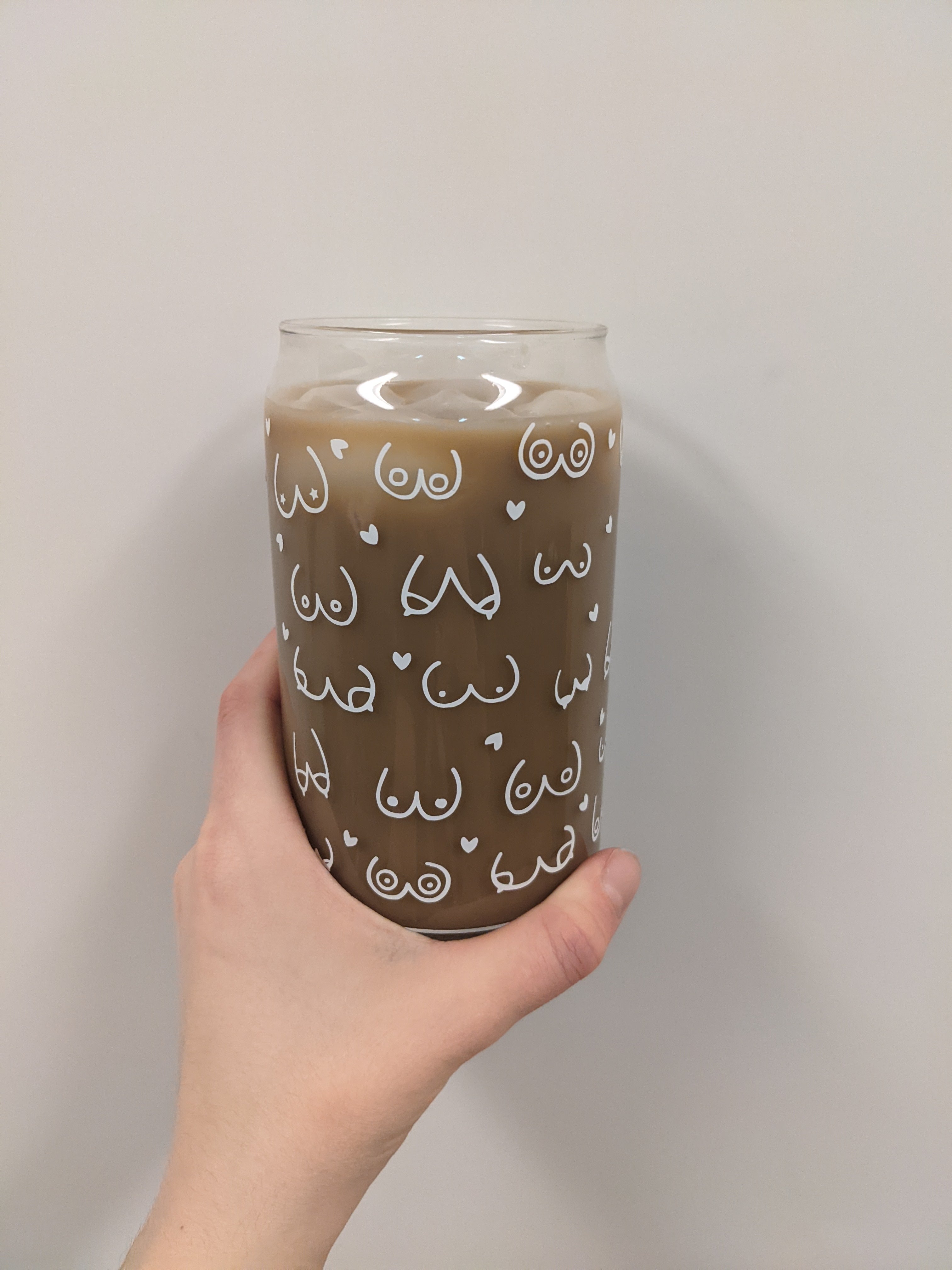 Boobies Glass Cup – Celestial Red Shop