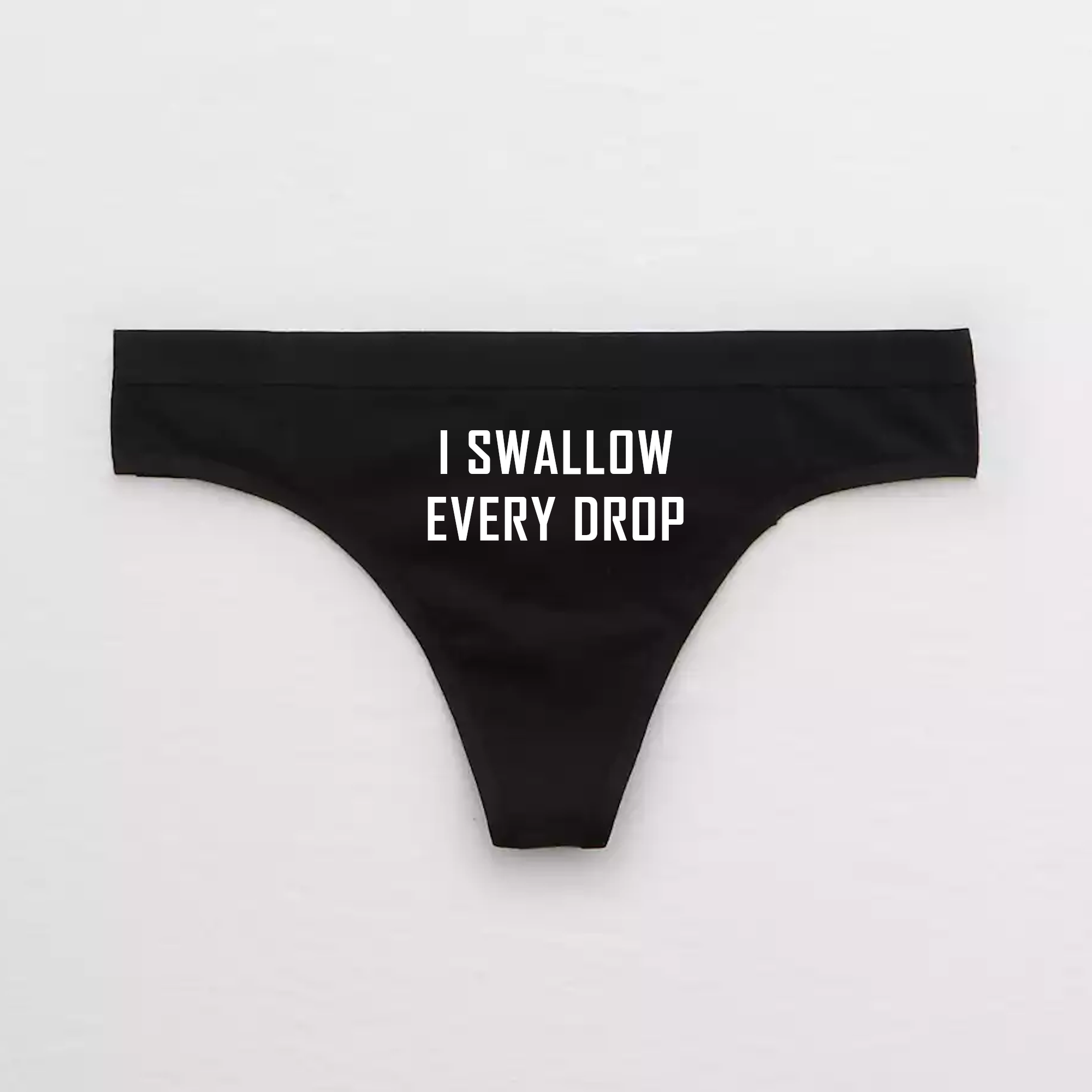 I Swallow Every Drop Thong Celestial Red Shop