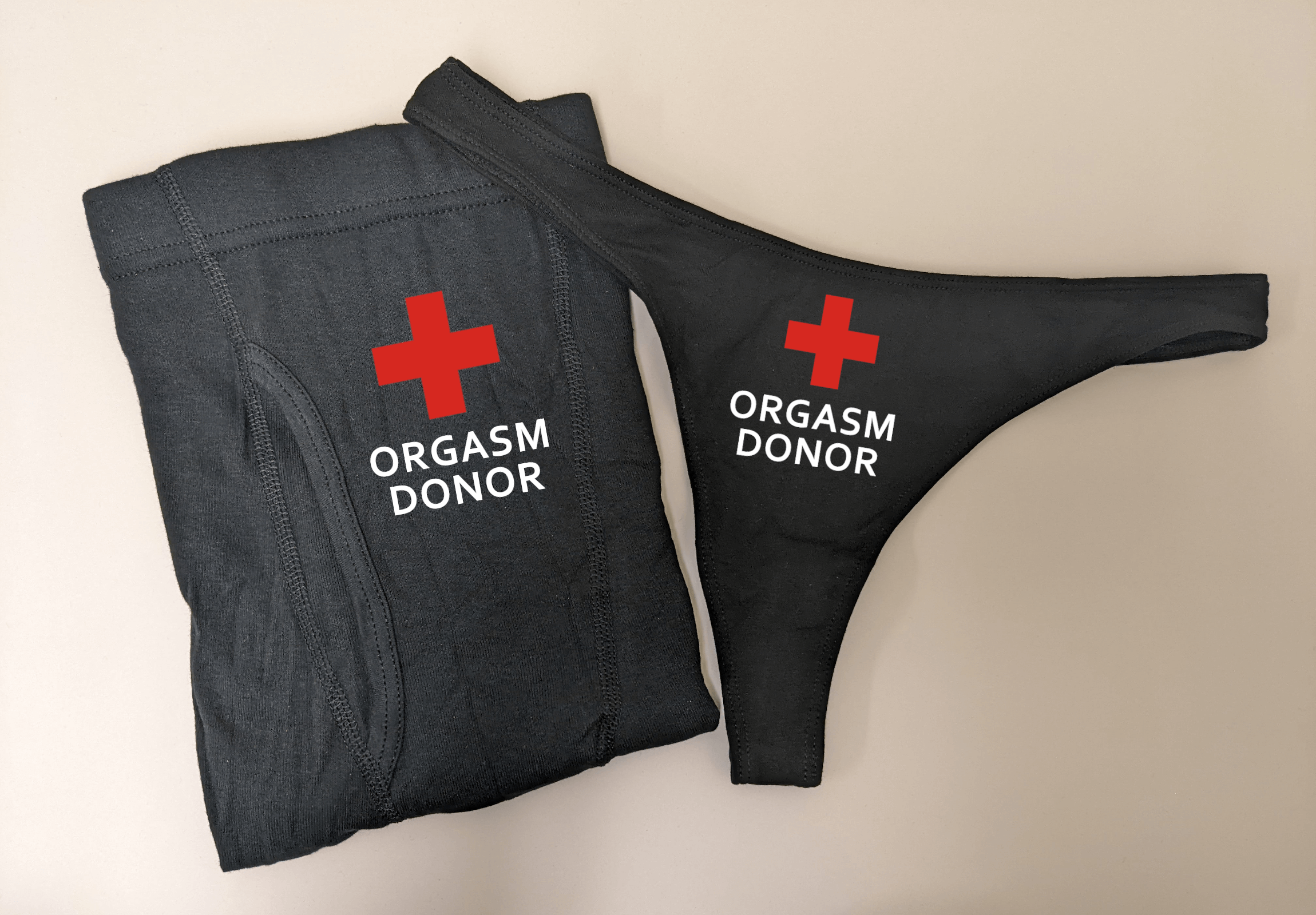 Orgasm Donor Matching Underwear Set – Celestial Red Shop