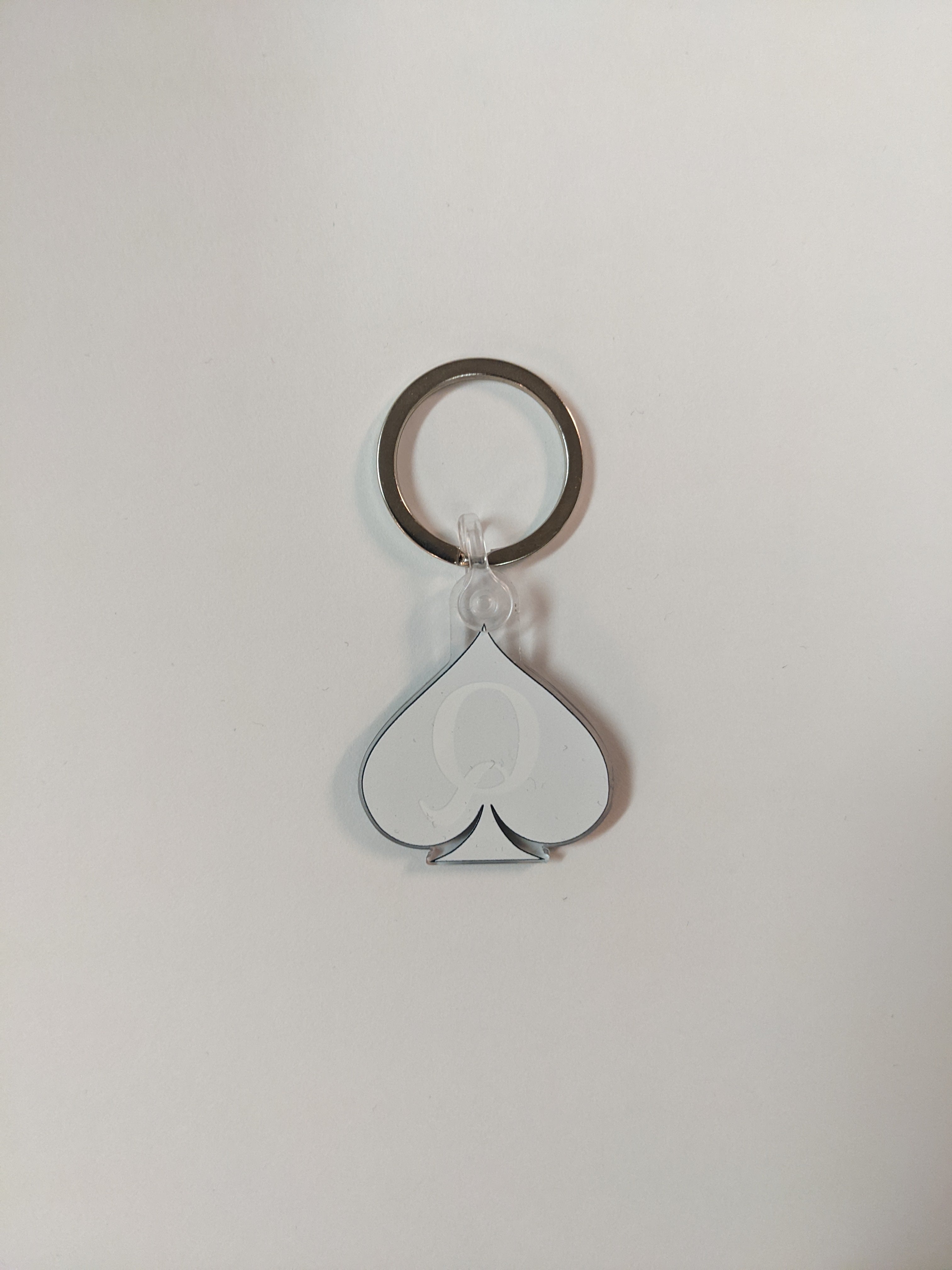 Queen of Spades Keychain – Celestial Red Shop